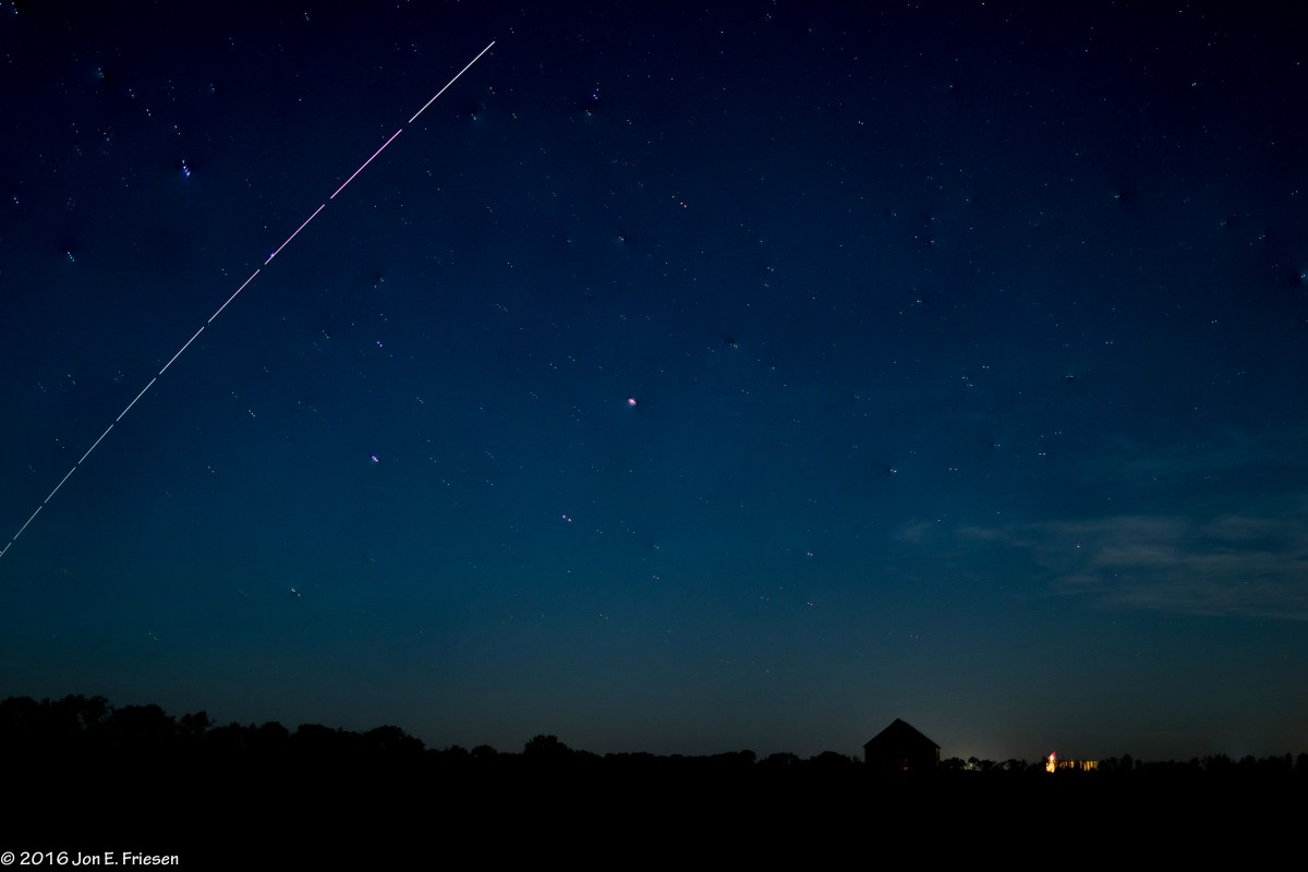 International Space Station Pass – Jon Friesen Photography